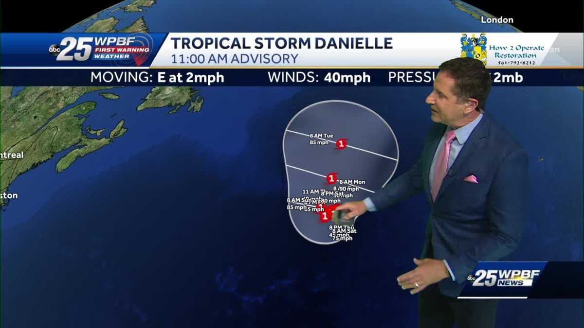 Danielle in the Tropics