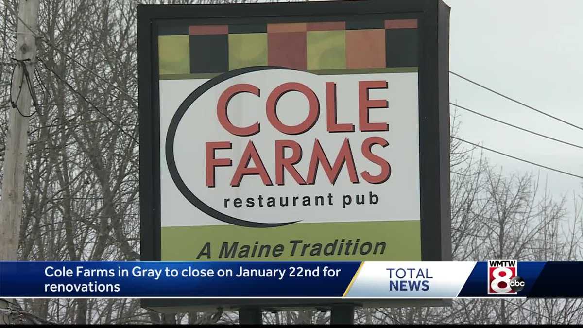 Cole Farms closing for 2 months for major renovation