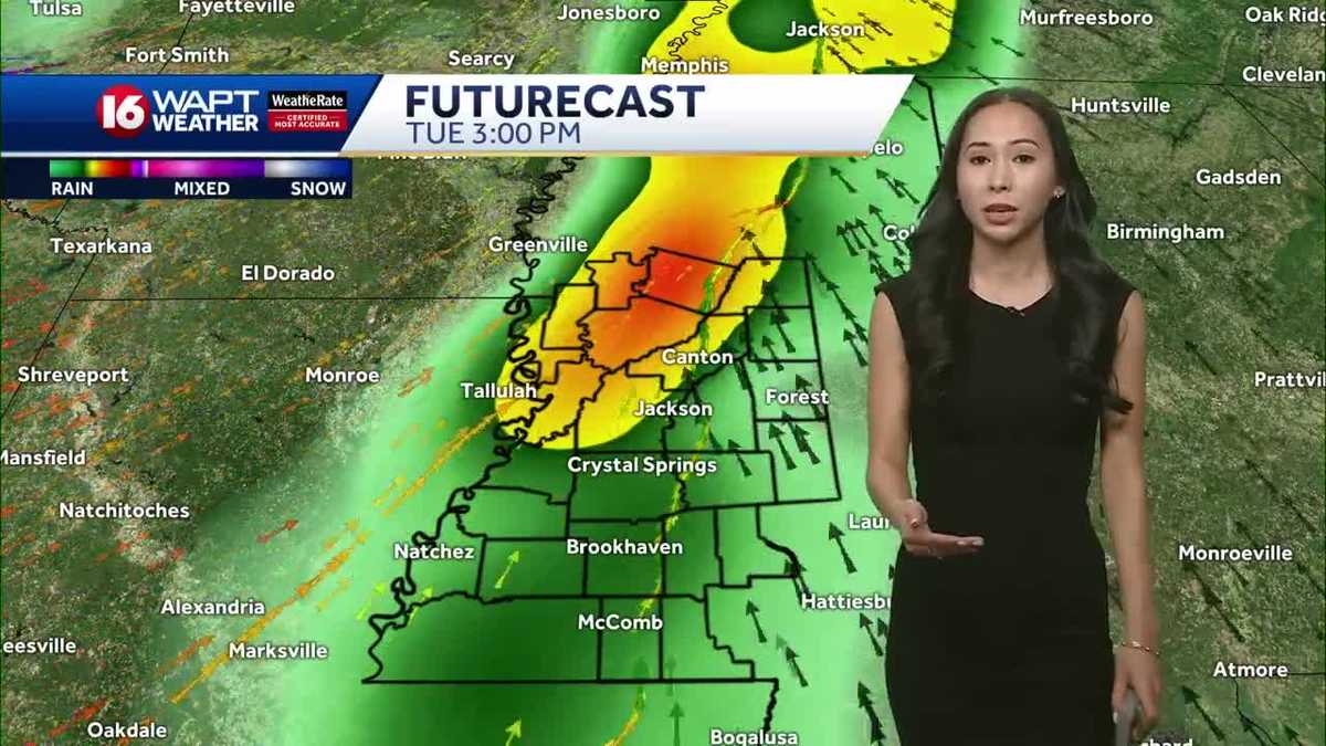 The latest details on Tuesday's storm risk
