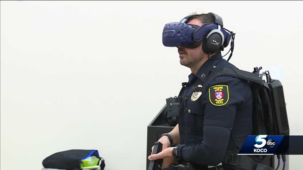 VIRTUAL REALITY: High-tech training helps Moore police prepare