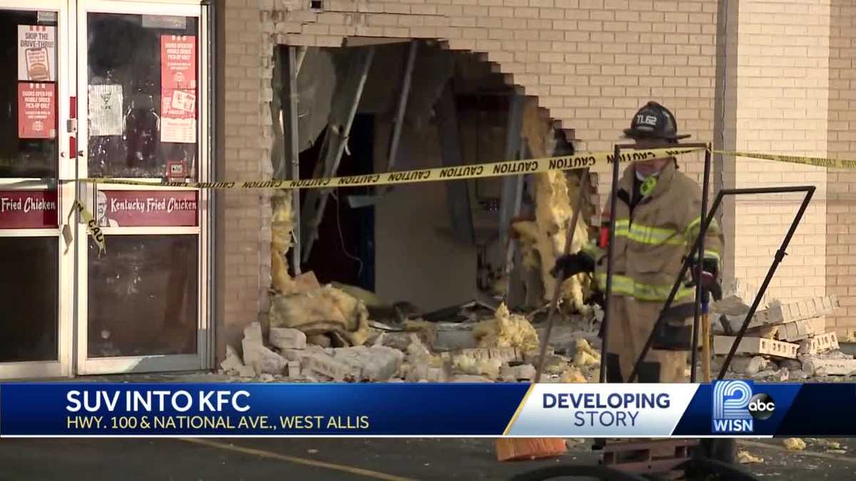 SUV crashes into KFC restaurant in West Allis