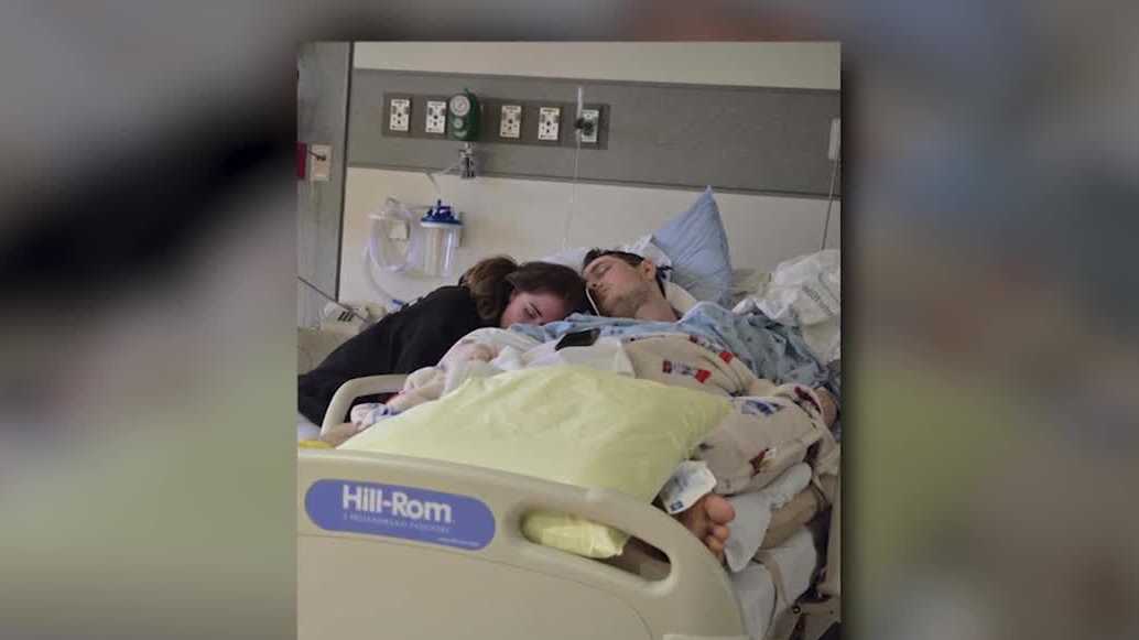 Friends of Omaha motorcycle crash victim say helmet saved him