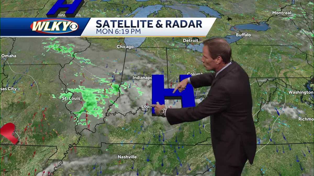 Few sprinkles / light showers tonight