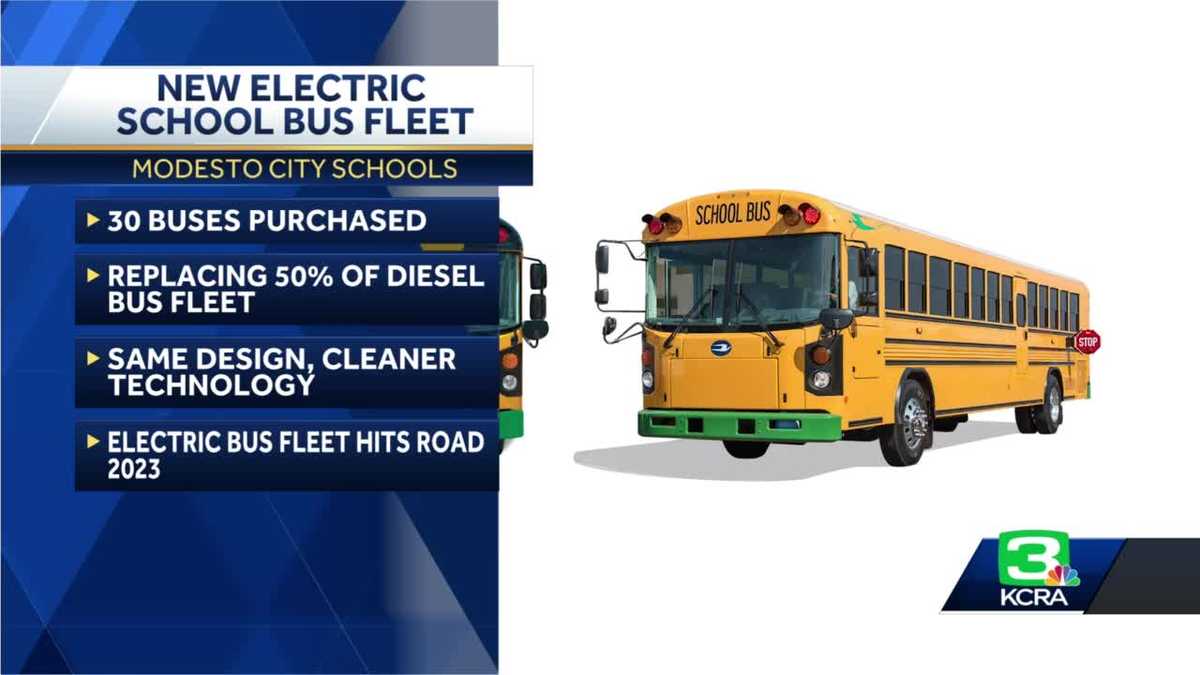 Why Modesto City Schools is spending $14M on electric bus fleet