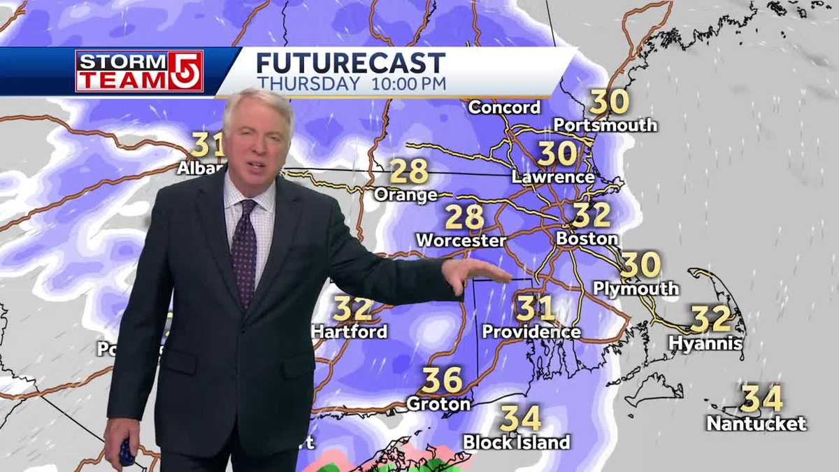 Video: Blustery cold night; Watching light snow threat