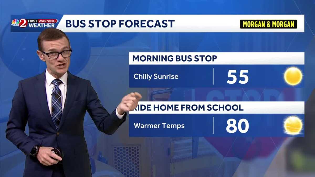 Chilly morning in Central Florida gives way to warm afternoon