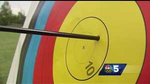 NBC5's Renee Wunderlich Goes for the Gold in Archery
