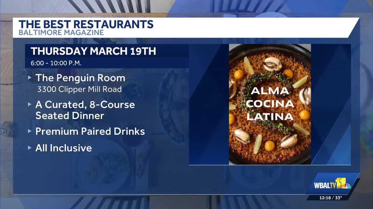 Baltimore Magazine host the '2026 Best Restaurants' event