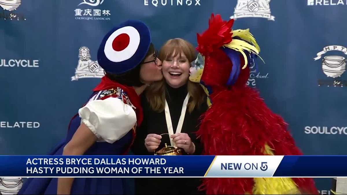 Hasty Pudding parade, roast honors Bryce Dallas Howard