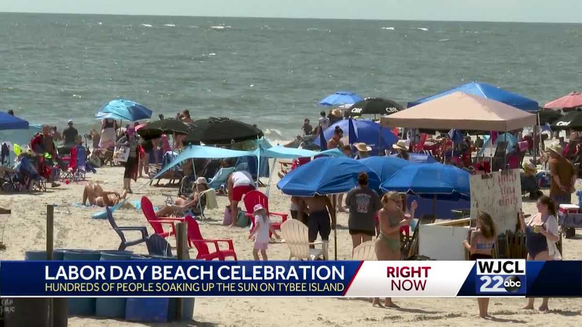 Labor day celebration underway on Tybee Island