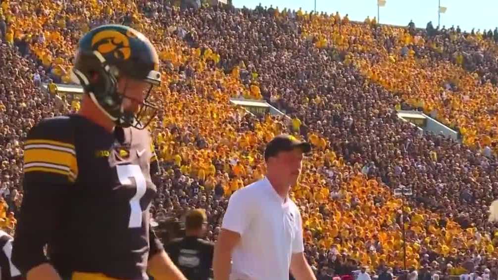 Iowa aims to enter bye week with momentum