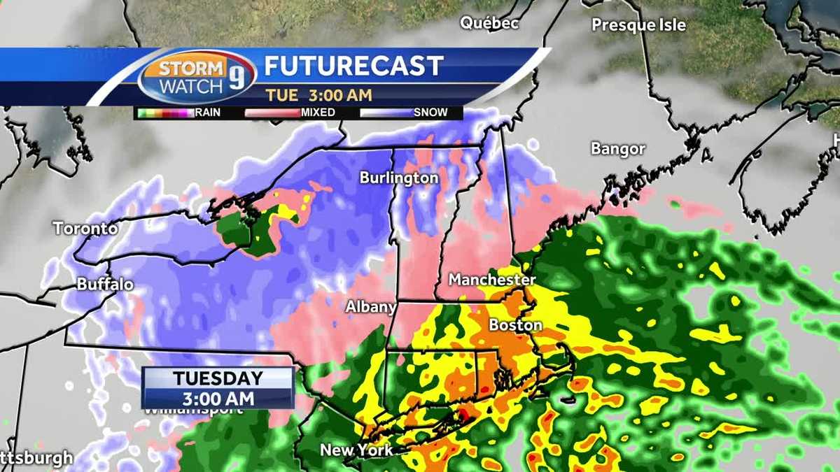 Hour-by-hour storm timeline: Wintry mix for wide swath of NH