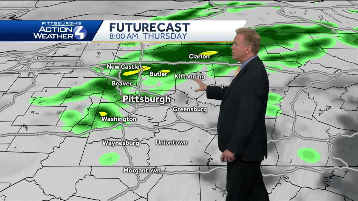 Scattered thunderstorms tonight; Impact day Thursday
