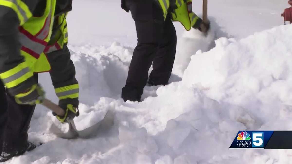 digging out fire hydrants for safety
