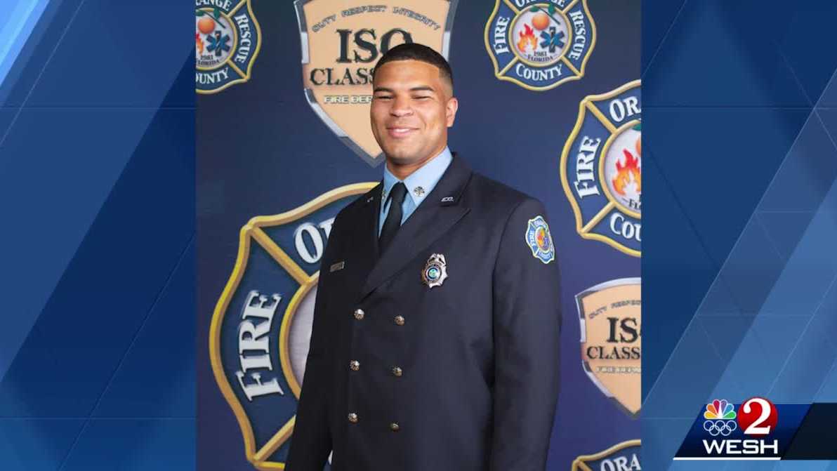 Orange County firefighter works to save life after first shift
