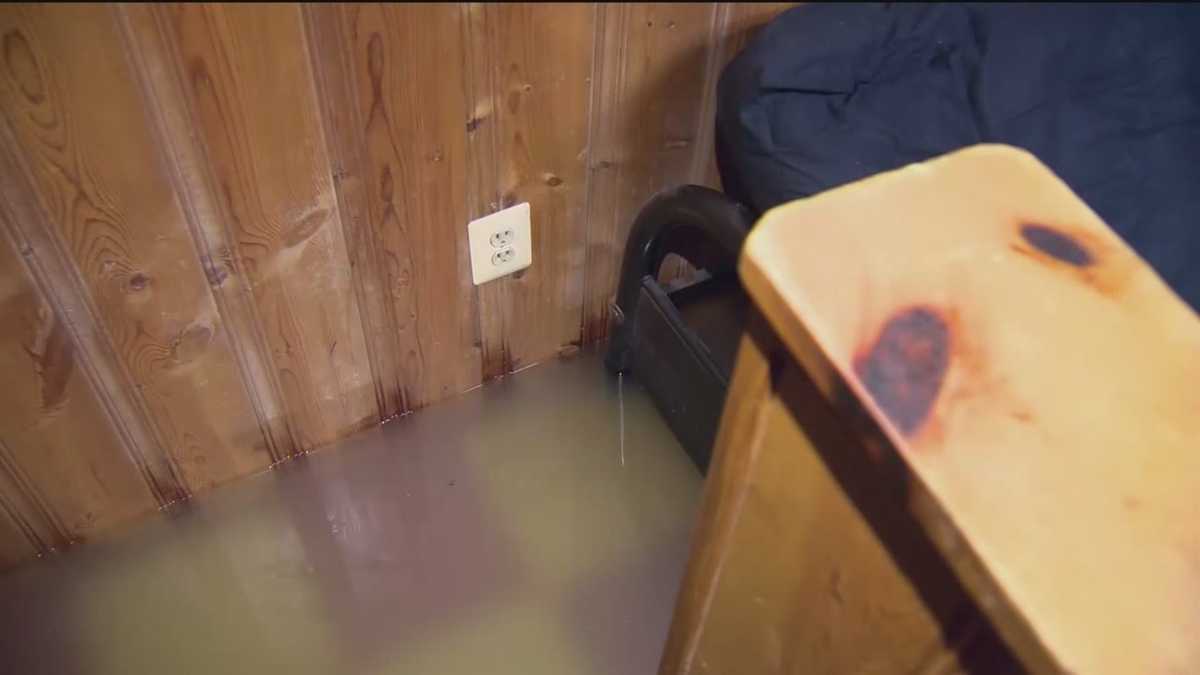 Raw sewage fills basements