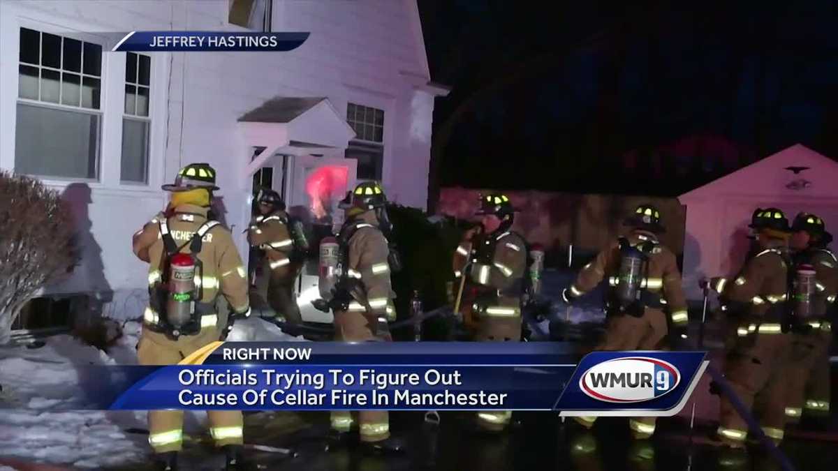 Officials trying to determine cause of cellar fire in Manchester
