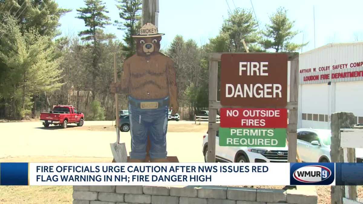 Red Flag Warning issued for much of New Hampshire
