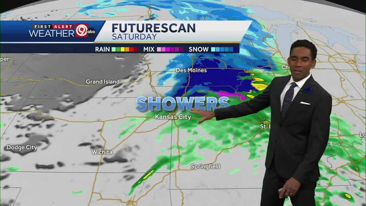 Periods of rain on Saturday, blustery weather on Sunday