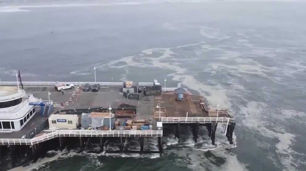 Santa Cruz Wharf to remain closed indefinitely after partial collapse