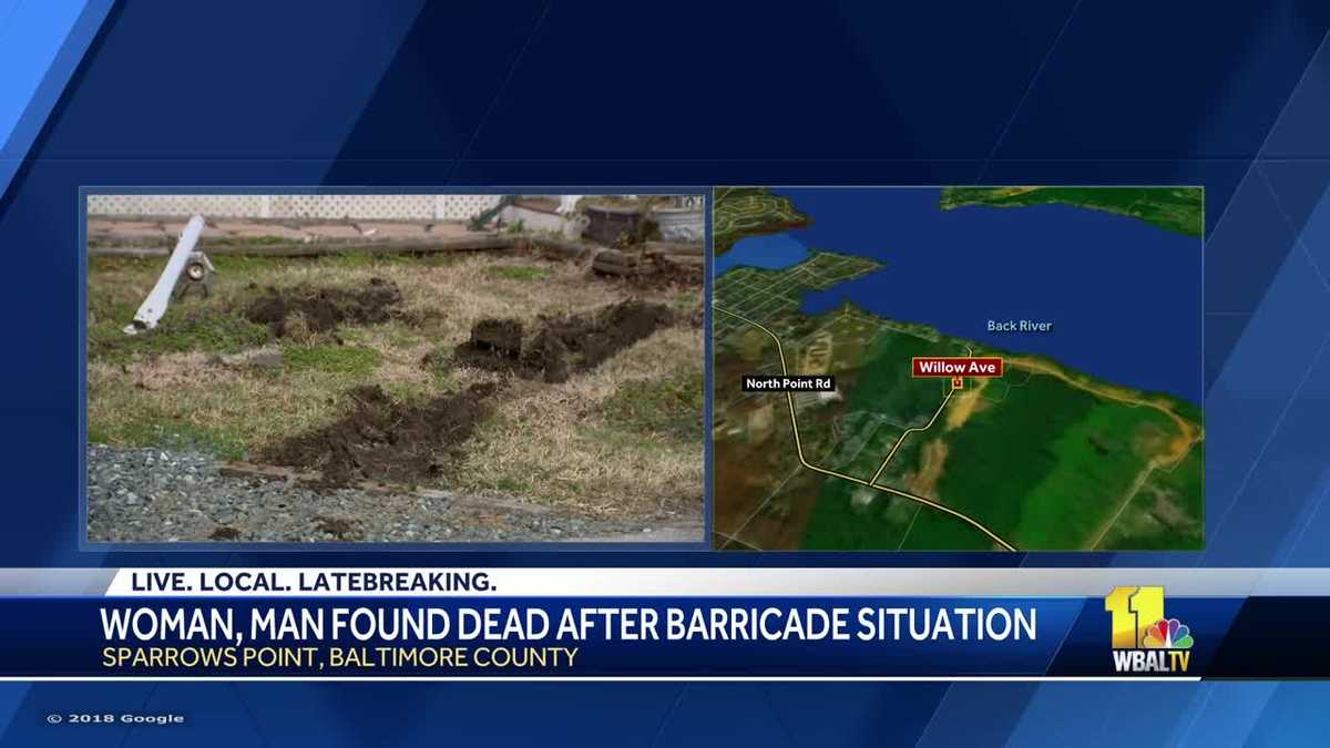 2 dead following a barricade incident in Sparrows Point