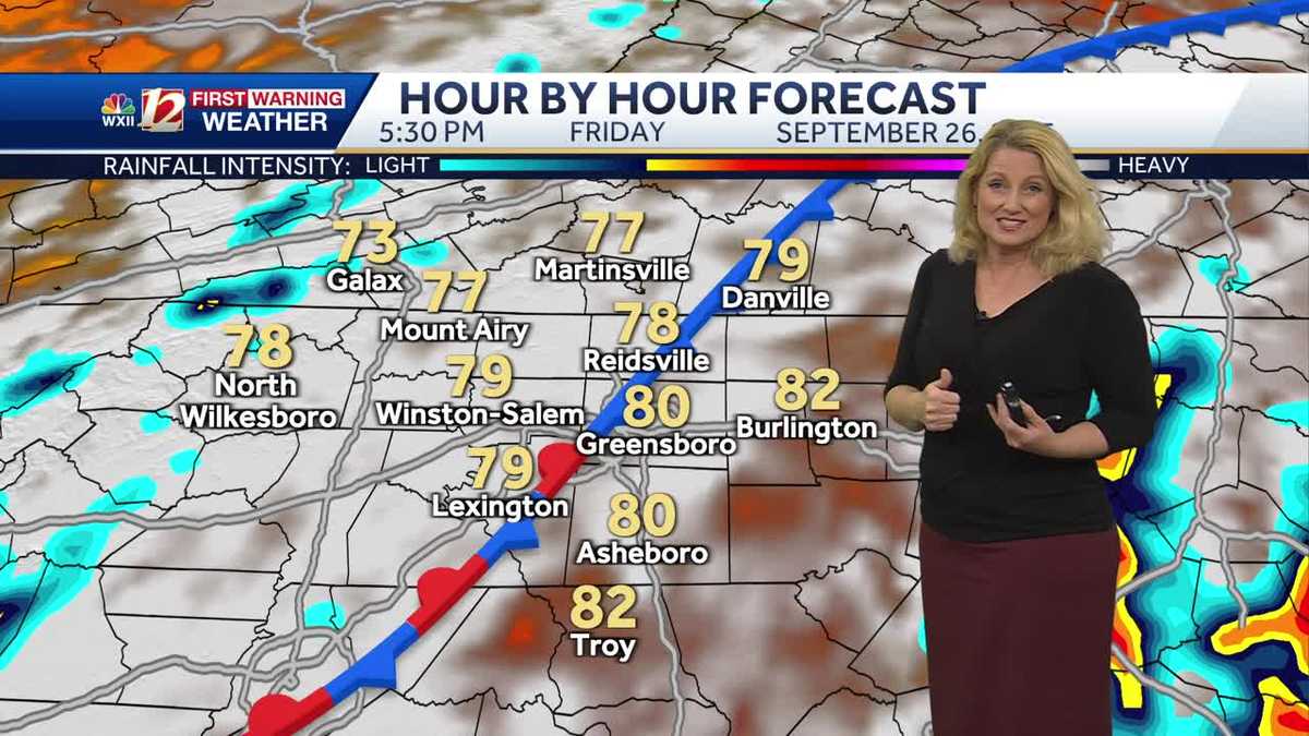 Severe storm risk, rain in North Carolina, tracking twin systems