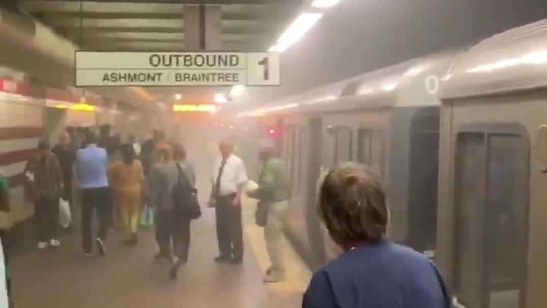 Blown motor causes smoke, delay on MBTA Red Line, officials say