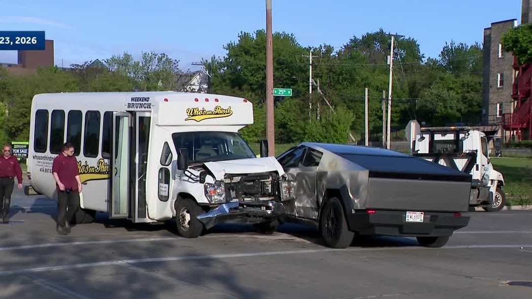 Police: Tesla Cybertruck in autopilot when it hit ballpark shuttle