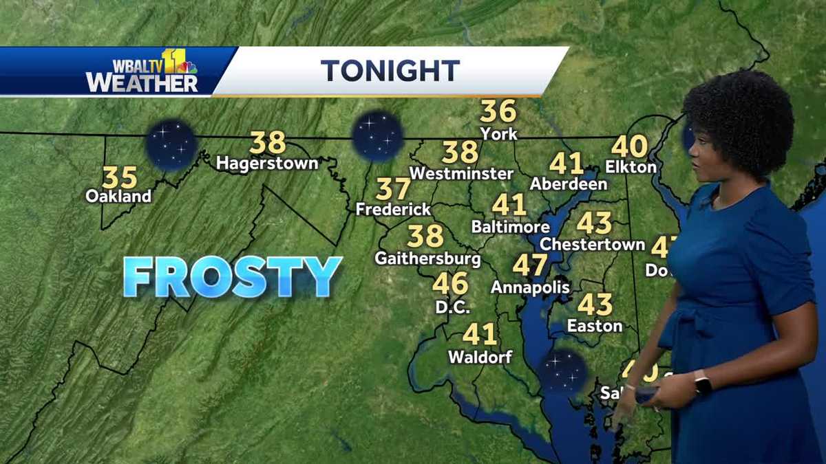 Frosty night Thursday before nicer Friday
