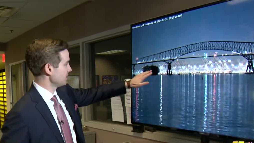 Baltimore bridge collapse: Second-by-second breakdown