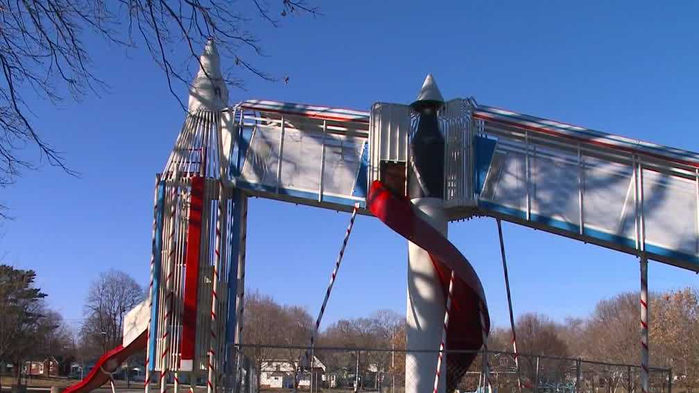 Union Park's rocket slide will get a full renovation in Des Moines