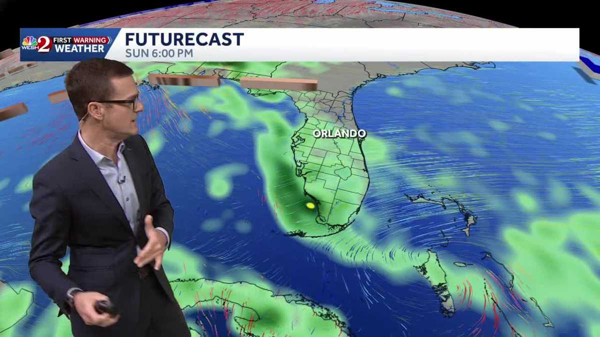 Widespread showers around Central Florida