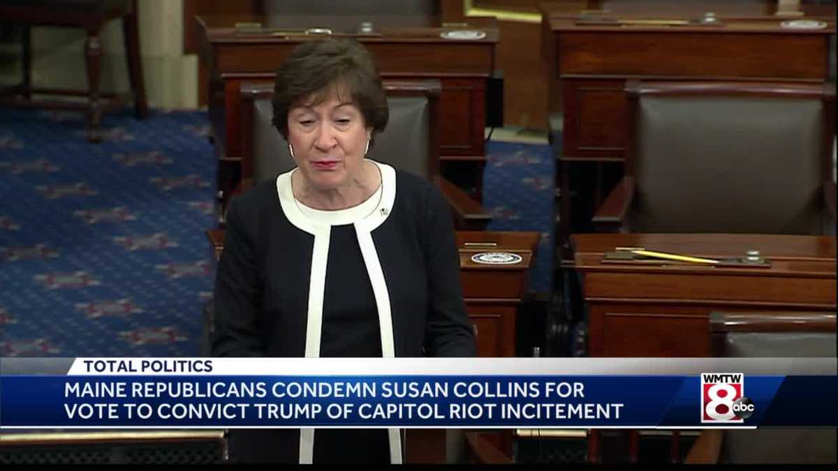 Susan Collins pushes back on Republican party critique over Trump ...