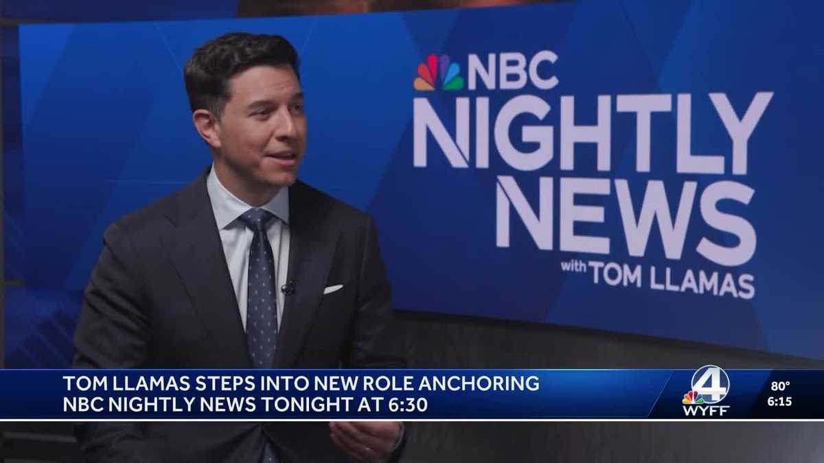 WYFF News 4 sits down with new Nightly News anchor Tom Llamas