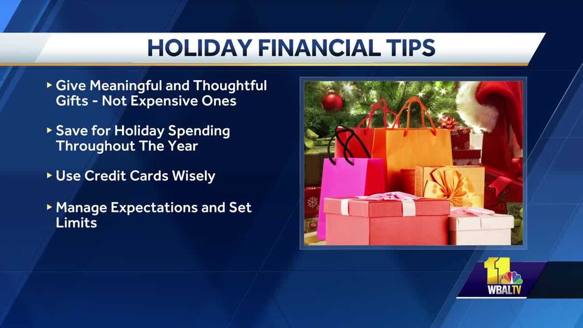 Expert gives holiday financial tips