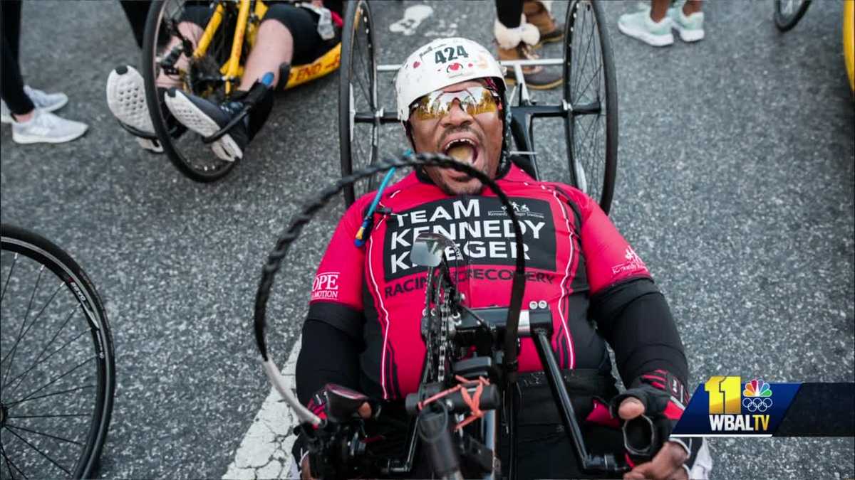 Team Kennedy Krieger prepares for the annual Baltimore Running Festival