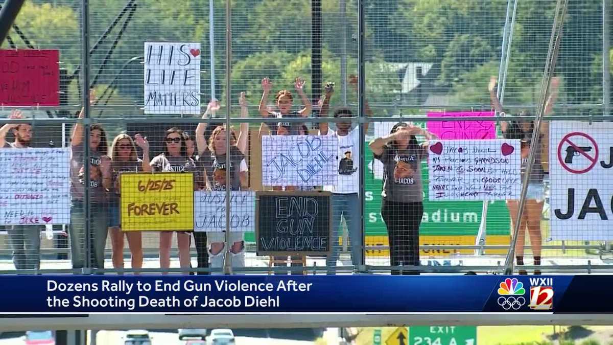 Jacob Diehl's loved rally to end to gun violence after his death