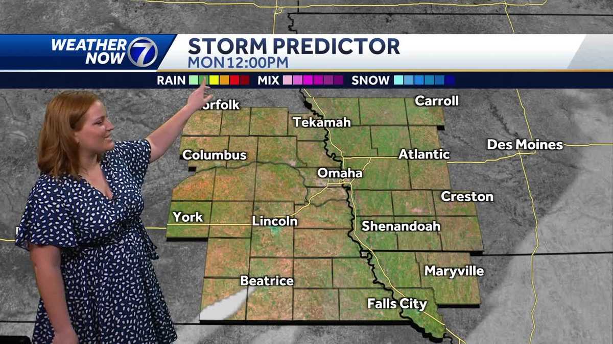 Monday, July 8 afternoon weather forecast