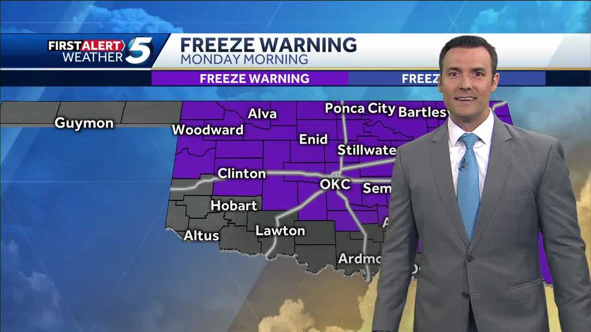 FORECAST: Another freeze Monday morning