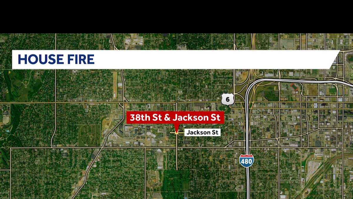 Omaha house fire injures one person