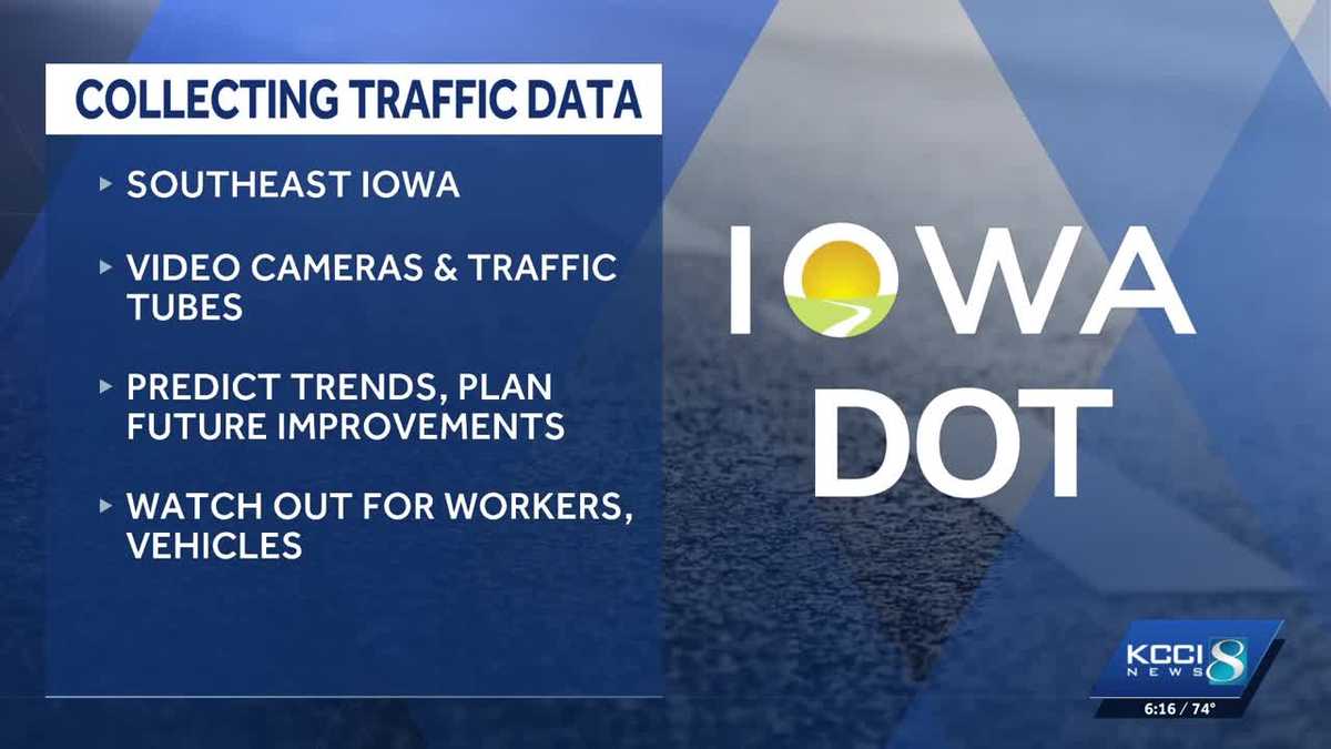 Iowa DOT collecting traffic data in southeast Iowa this spring and summer