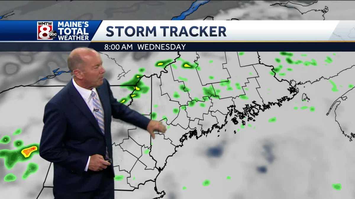 Periods of rain through the night