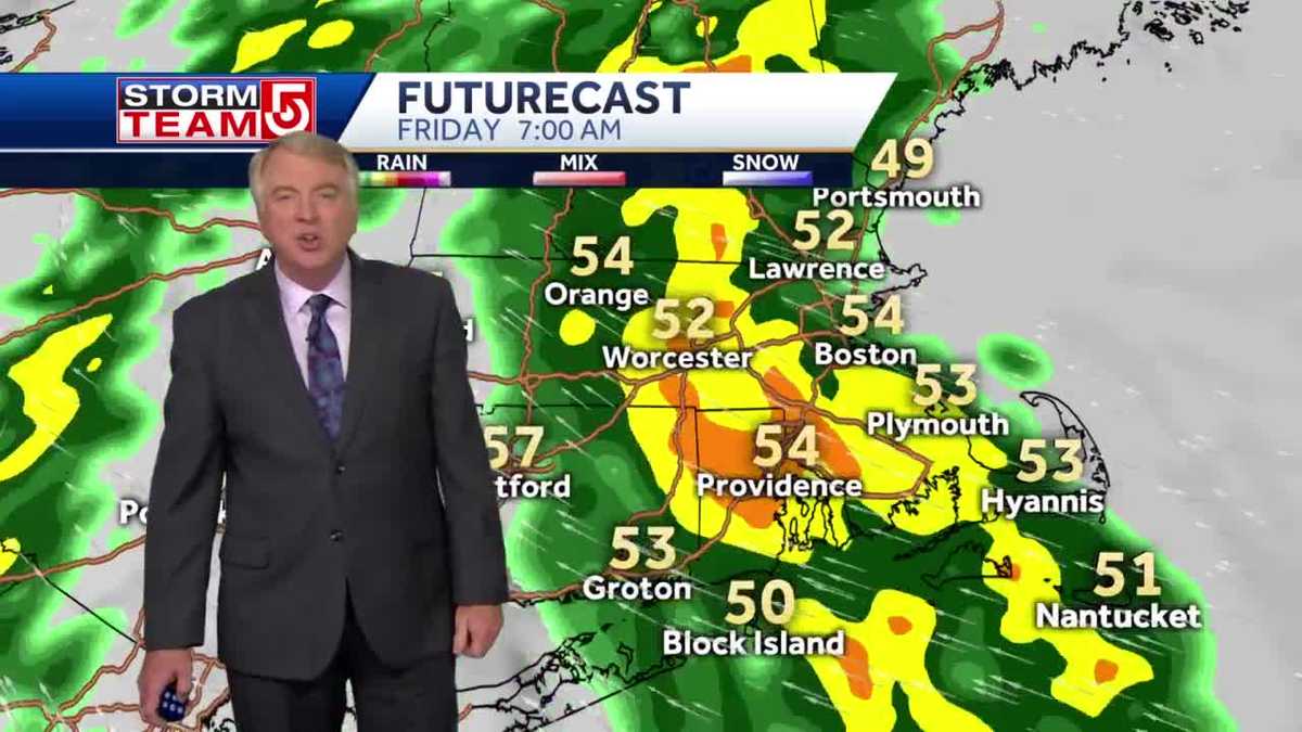 Video Soaking Rain Strong Wind Gusts Last Through Friday Am