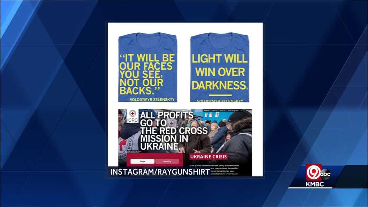 Kansas City T-shirt shop Raygun selling shirts to benefit Ukraine