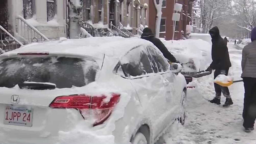 Boston snow emergency ends Friday morning