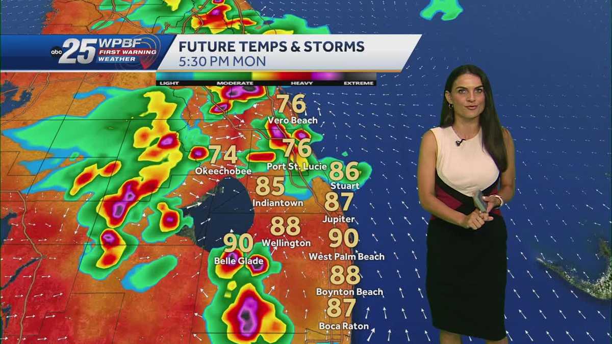 Heat and strong storms