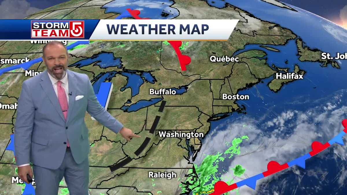 Video Forecast: Sunny, comfortable weather before showers return
