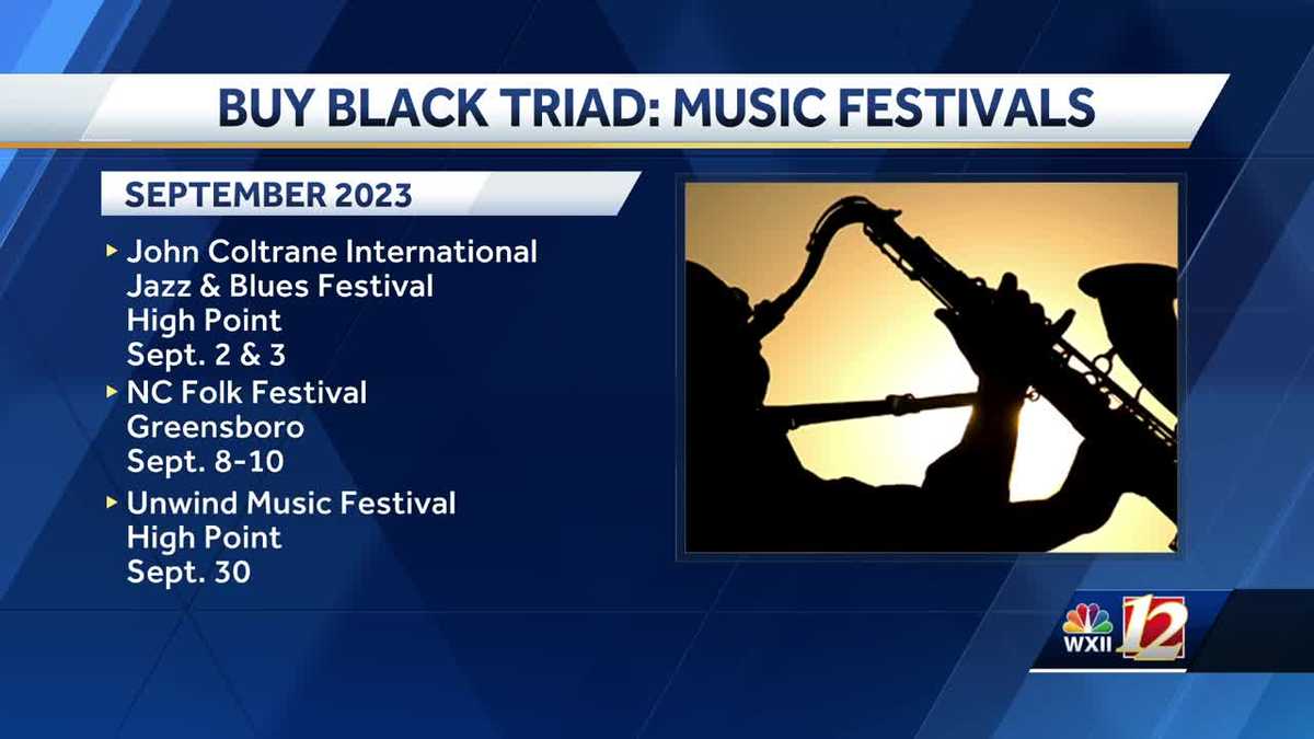 Three music festivals coming to the Triad in September
