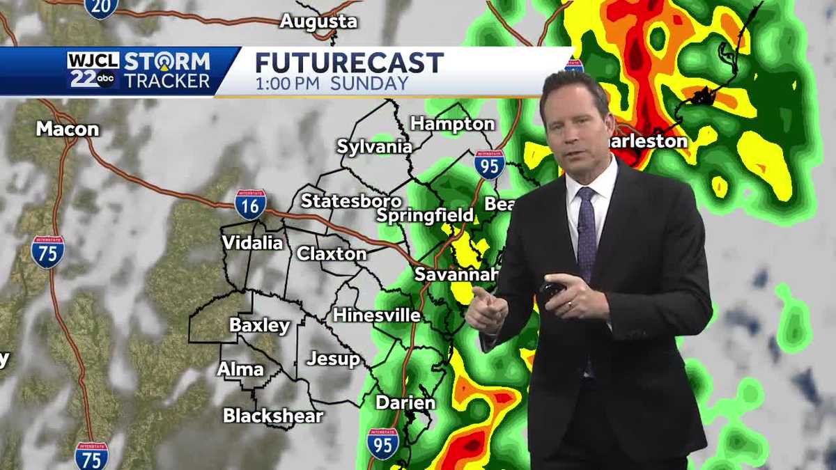 Savannah: Tracking showers, thunderstorms