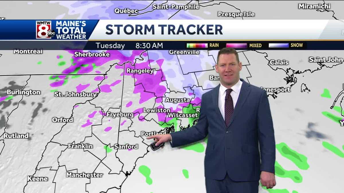 Tracking snow and ice overnight